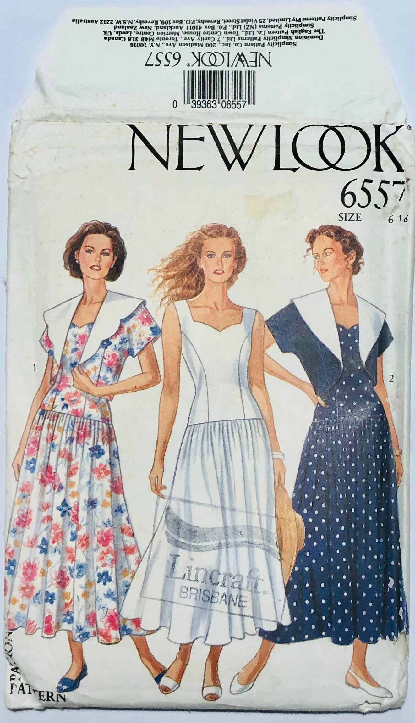 New Look 6557 Original Misses' Vintage Dress and Bolero - Etsy