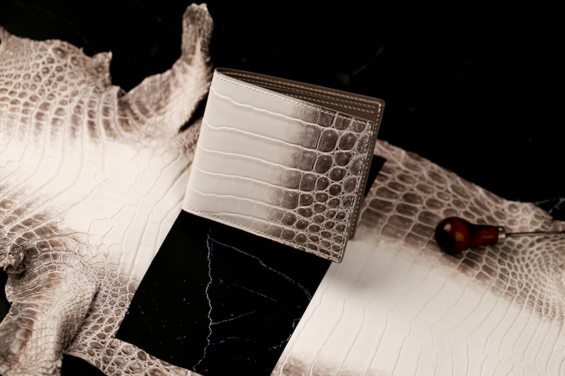 Bespoke Himalaya Leather Wallet, High Quality Exotic Leather Wallet ...