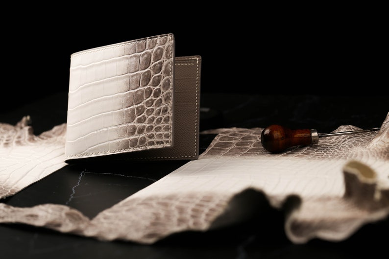 Bespoke Himalaya Leather Wallet, High Quality Exotic Leather Wallet ...