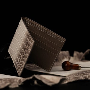 Bespoke Himalaya Leather Wallet, High Quality Exotic Leather Wallet ...