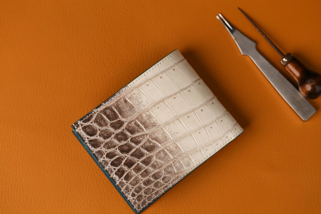 Bespoke Himalaya Leather Wallet, High Quality Exotic Leather Wallet ...