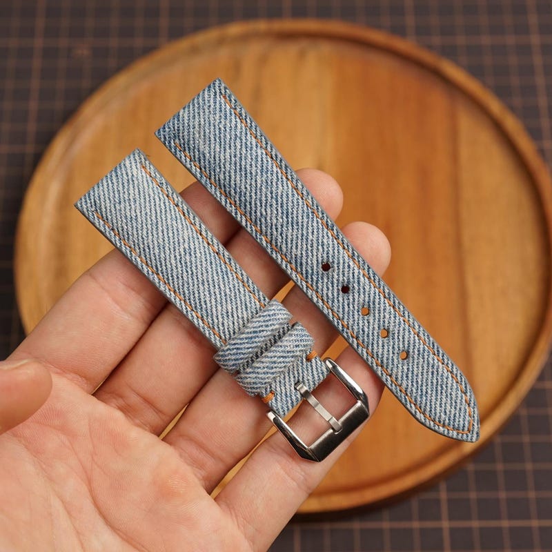 Denim Watch Strap - Etsy