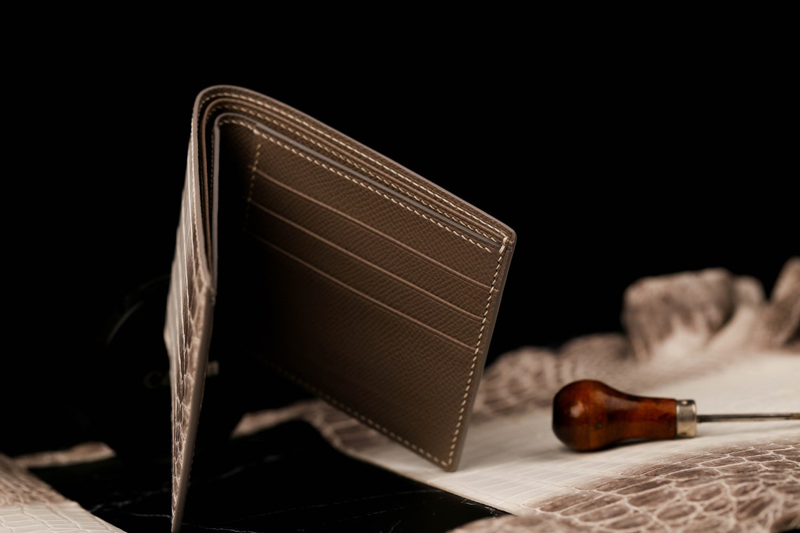 Bespoke Himalaya Leather Wallet, High Quality Exotic Leather Wallet ...