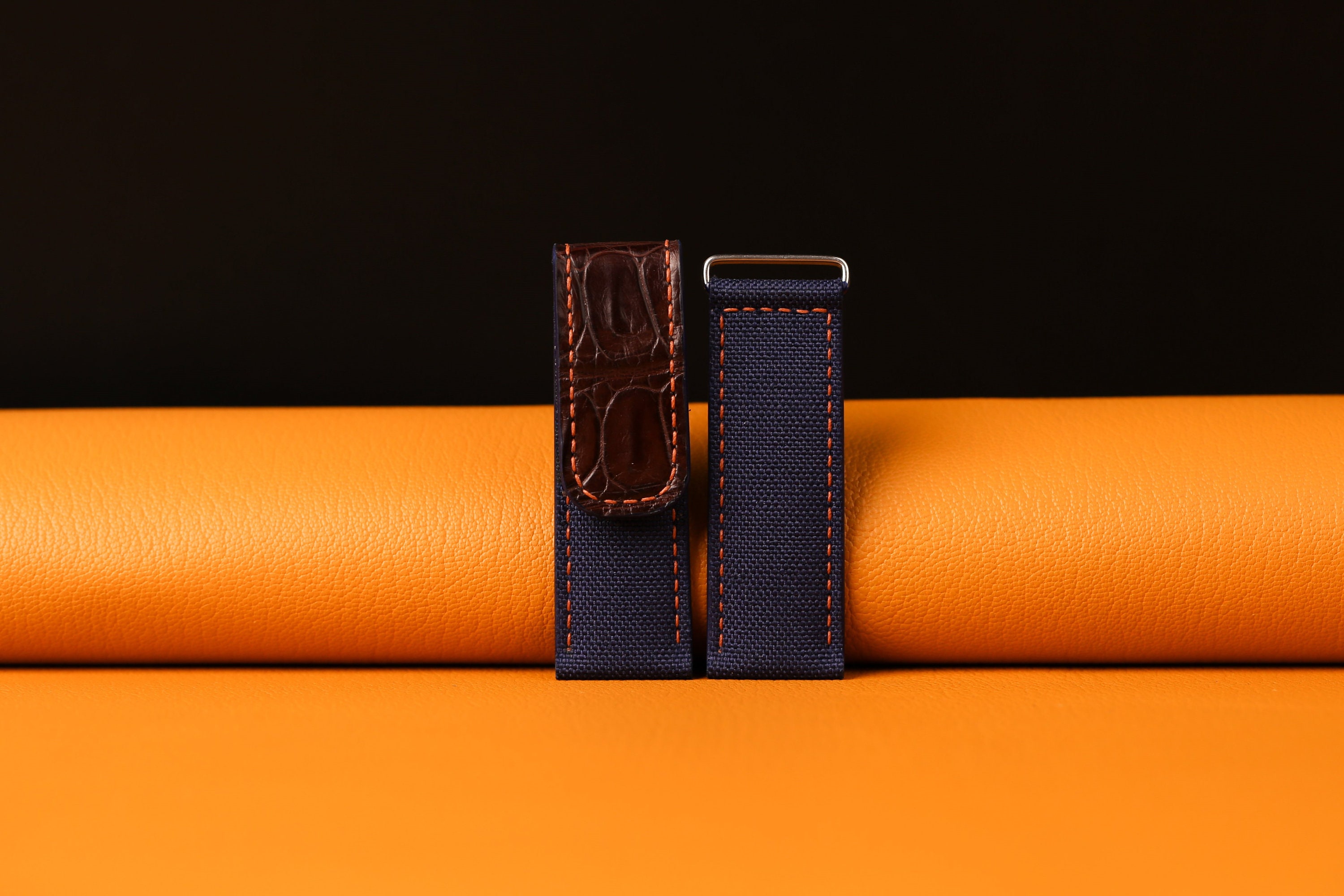 Bespoke Navy Blue Velcro Canvas Watch Strap for Tudor Watch - Etsy