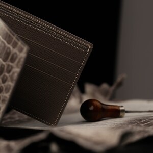 Bespoke Himalaya Leather Wallet, High Quality Exotic Leather Wallet ...