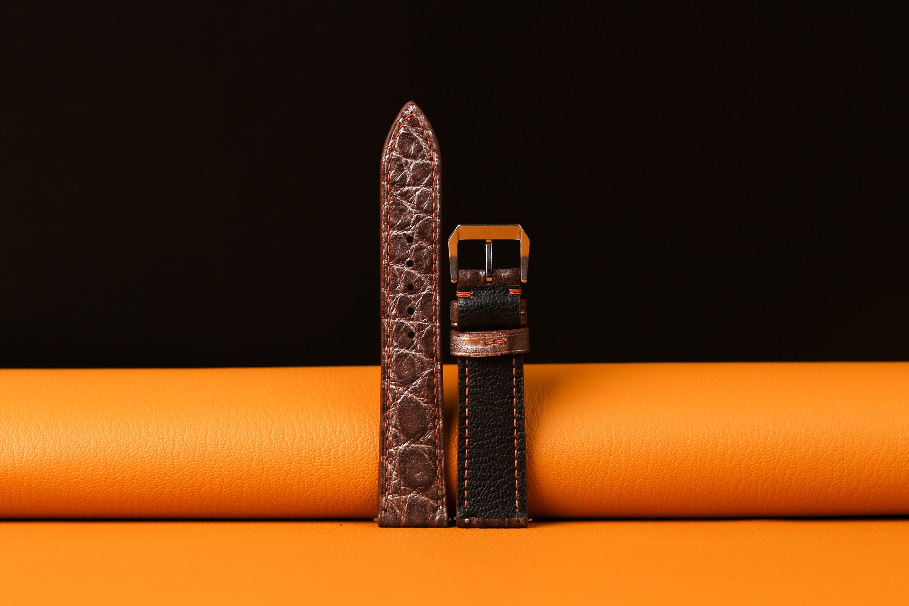 Bespoke Nubuck Brown Leather Watch Strap Basic Watch Strap - Etsy