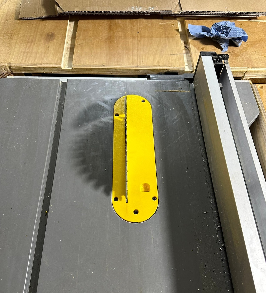Zero Clearance Insert for Table Saw Dewalt DWE7492,DWE7491, DWE7480 ...