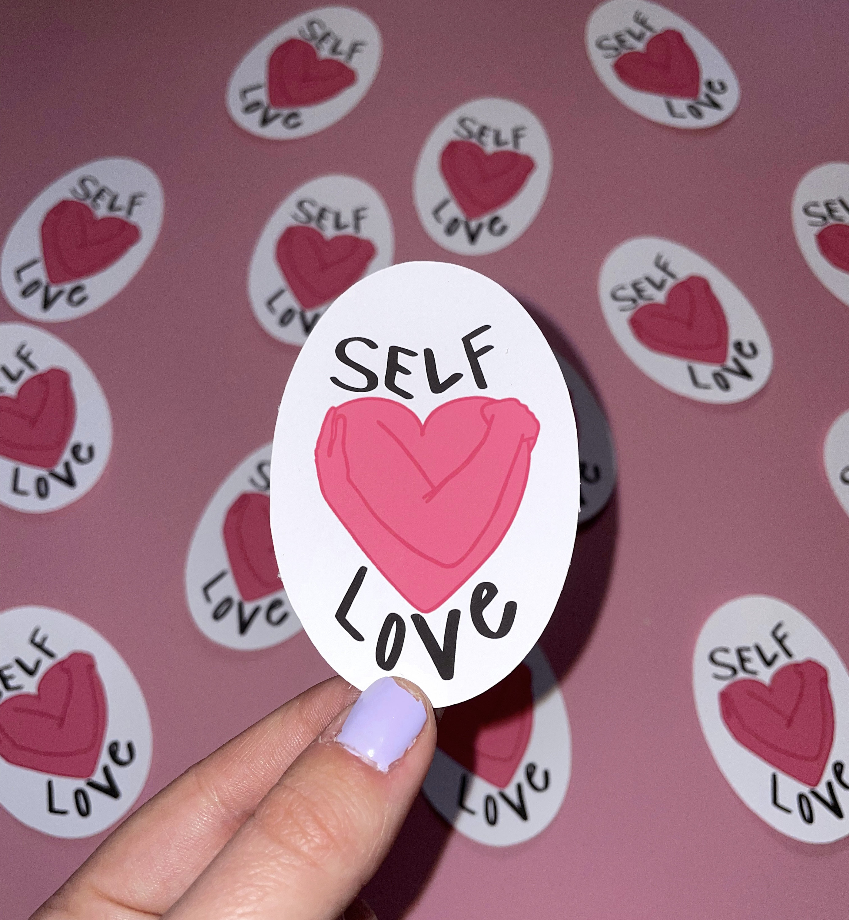 Self Love Hug Sticker Water Bottle Stickers Cute Hydroflask Stickers ...