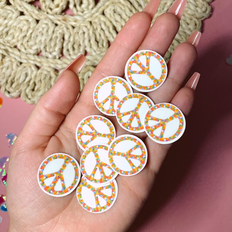 Mosaic Peace Sign - Etsy