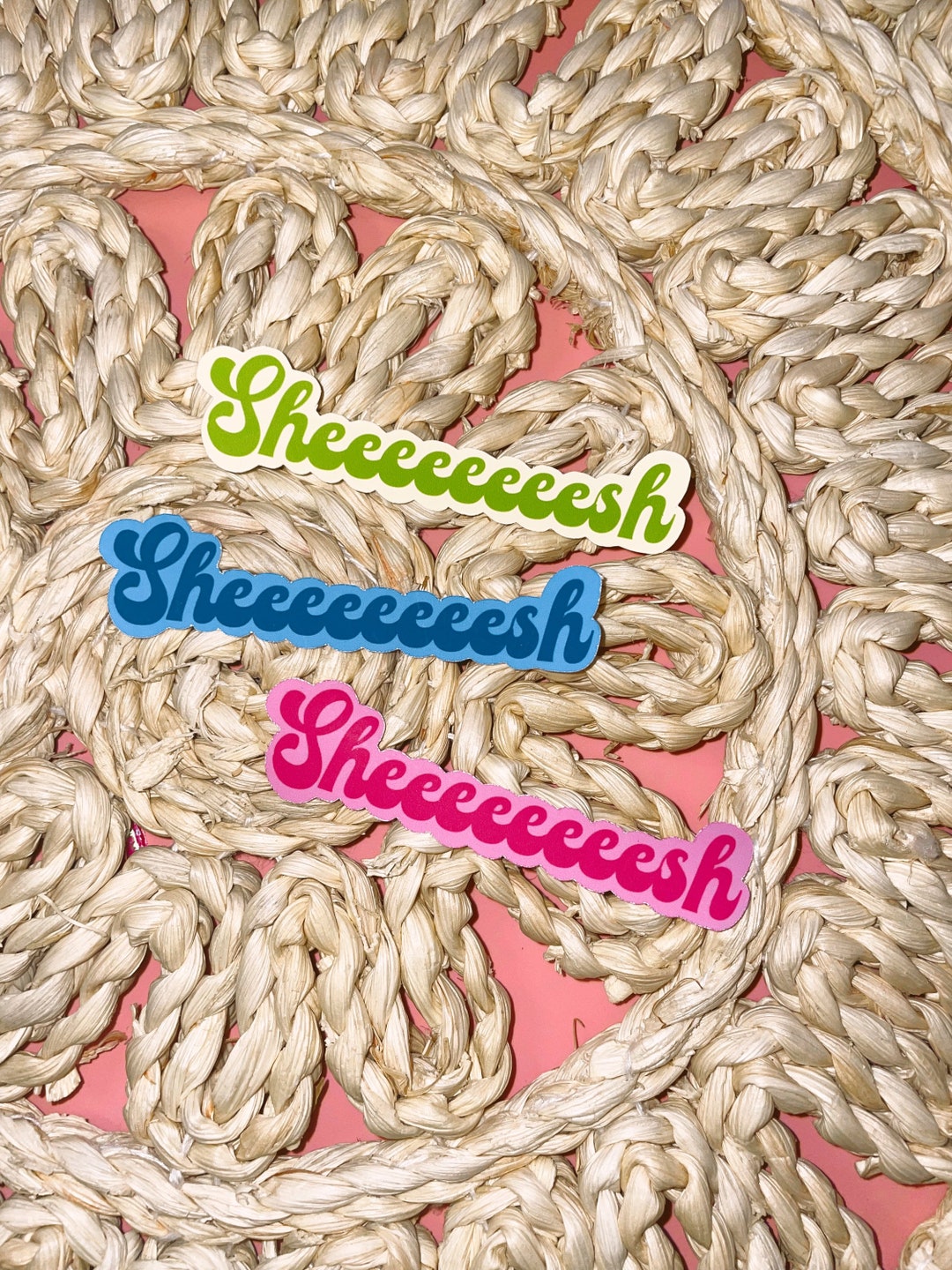 Sheesh Sticker | Tik Tok Stickers | Funny Laptop Stickers | Pink, Blue ...