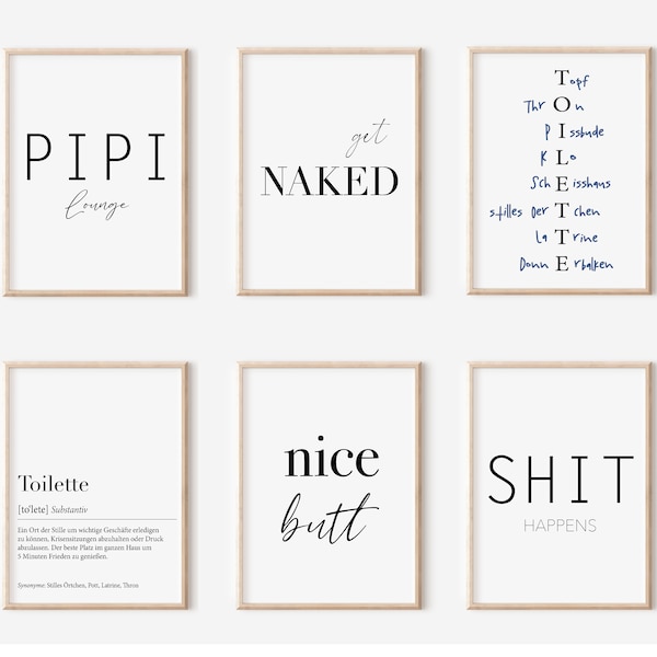 Toilet Poster - Etsy