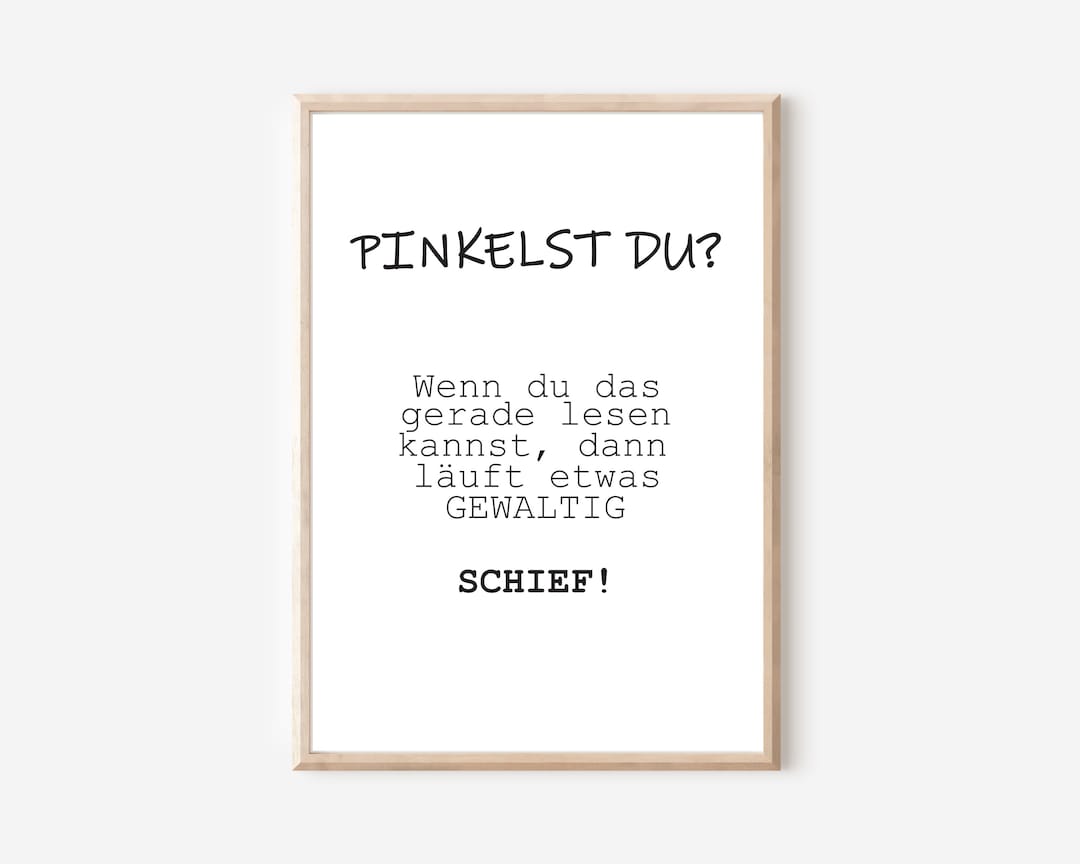 How Do You Pee Poster Digital Download Guest Toilet Poster Bathroom ...