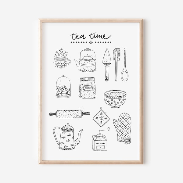 Tea Poster - Etsy