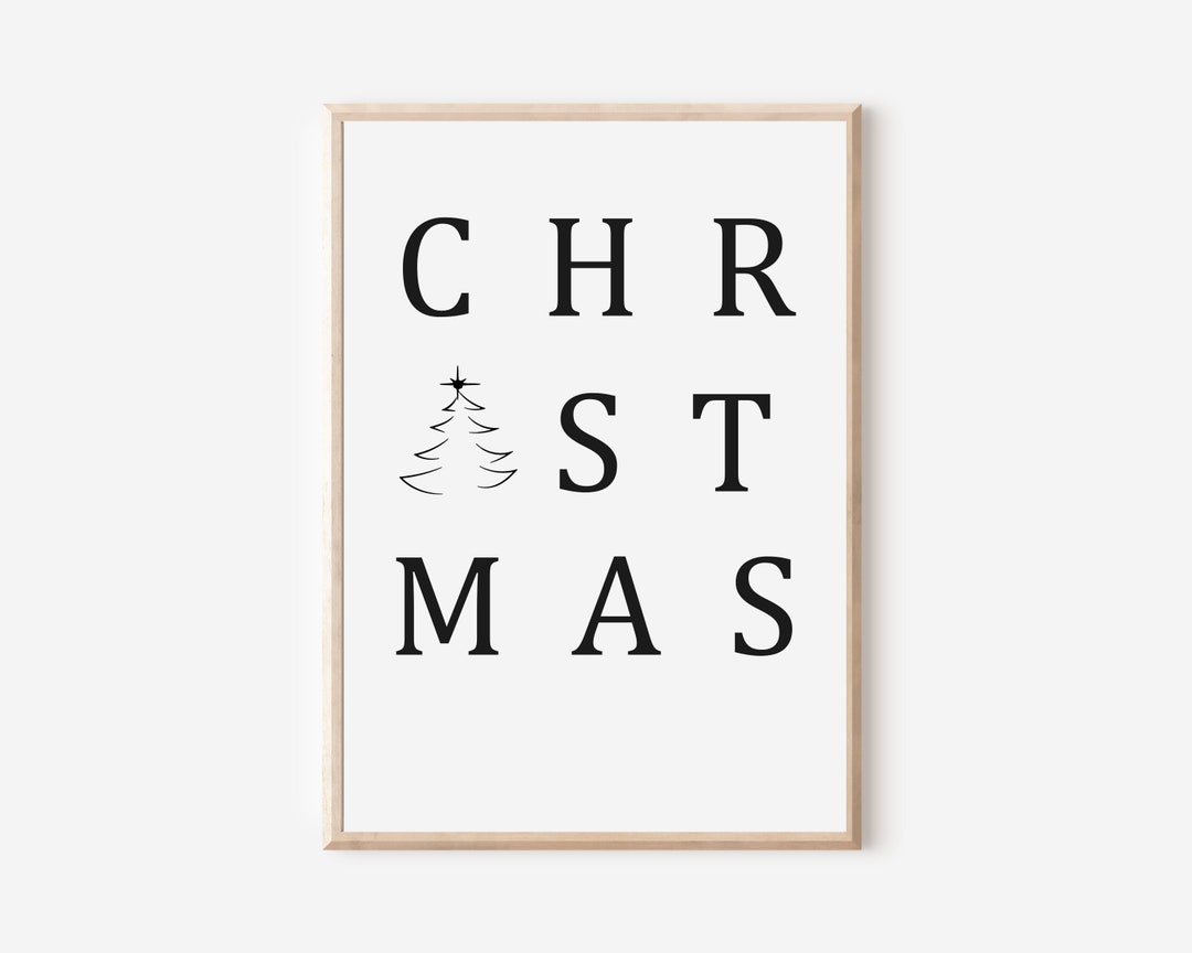 Christmas Poster | Digital Download | Christmas Poster | Xmas ...