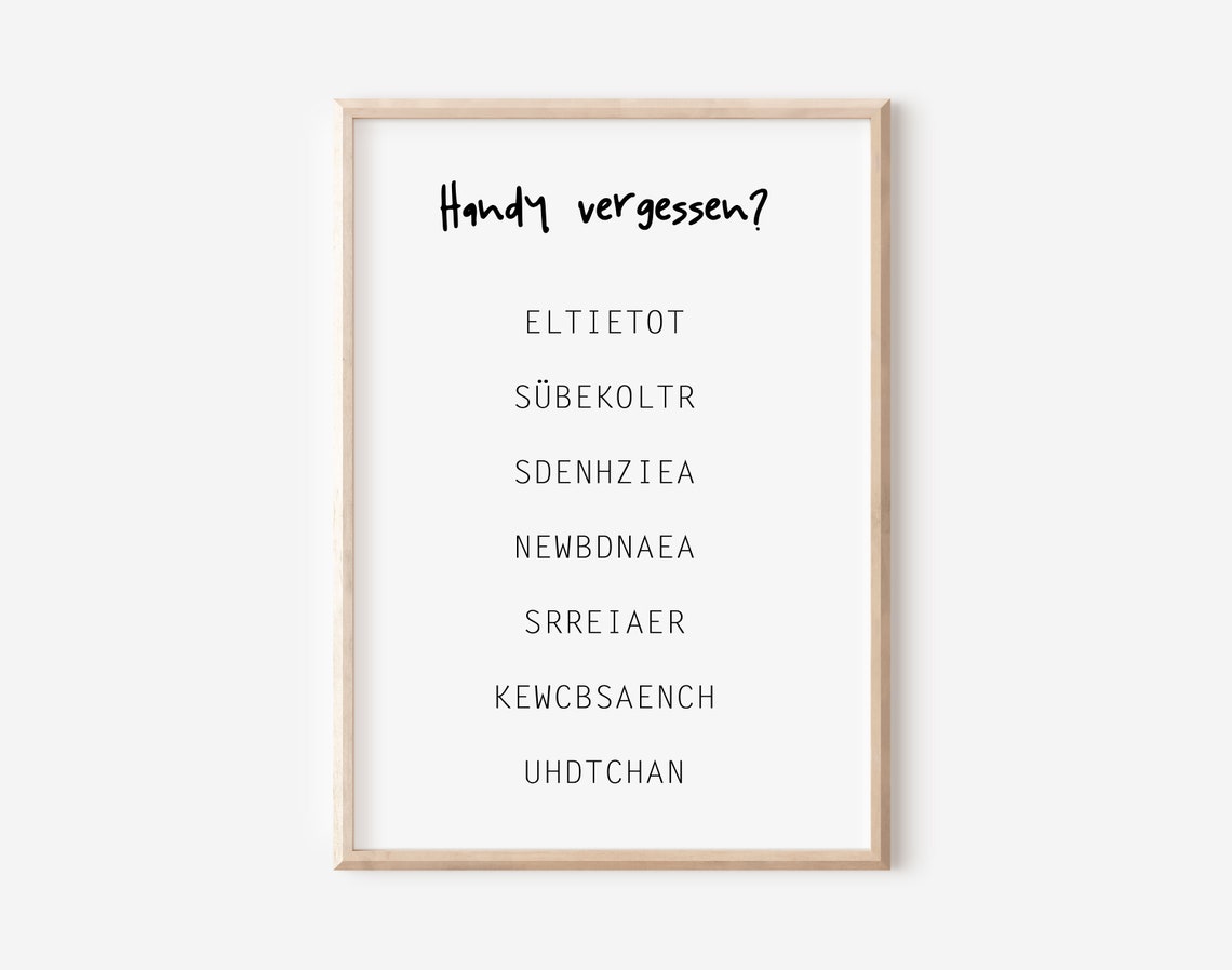 Poster Set Badezimmer | Klo Rätsel Poster lustig | Digitaler Download ...