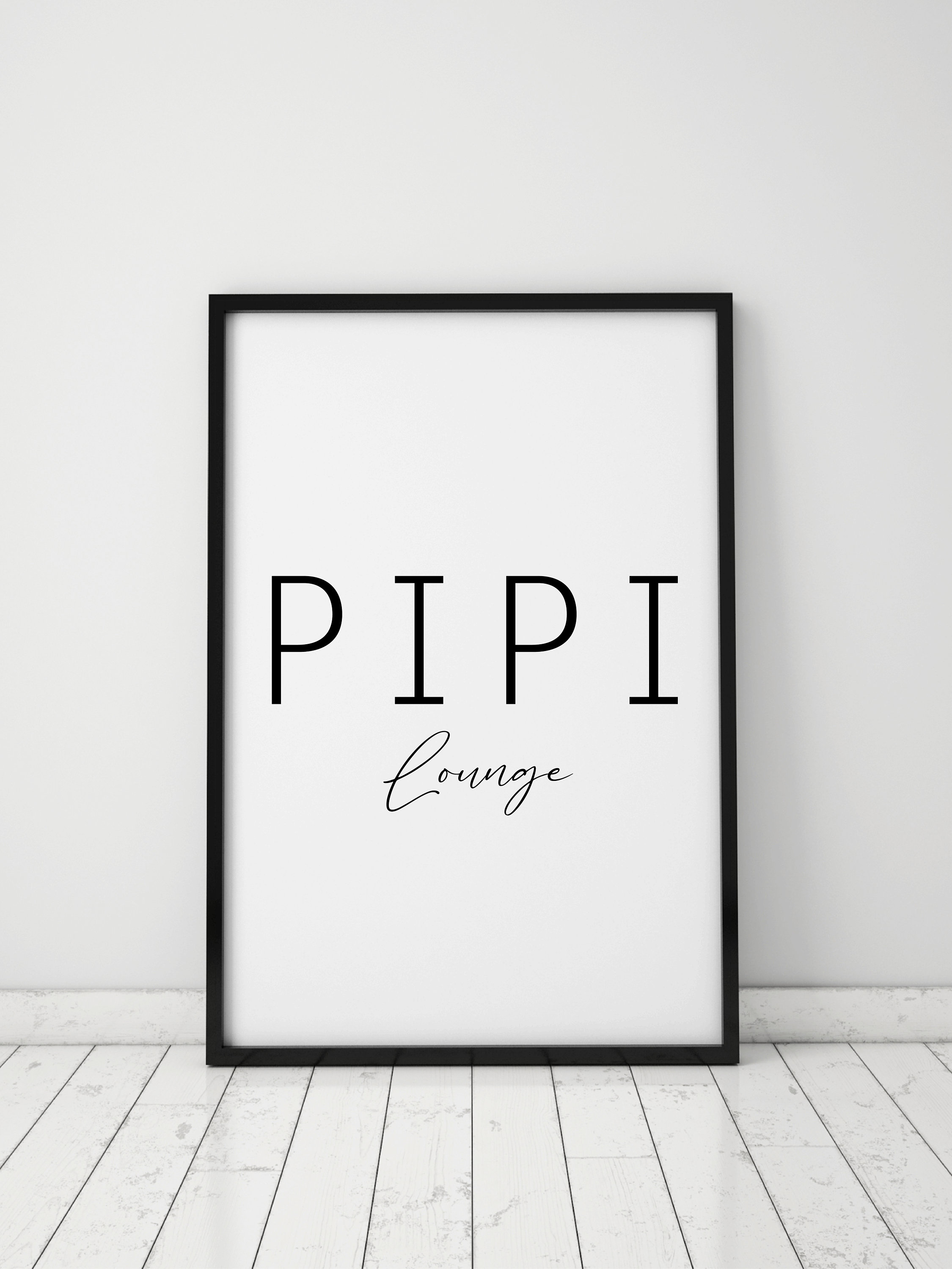 Pee Lounge Poster | Digital Download | Bathroom Poster Funny | Guest ...