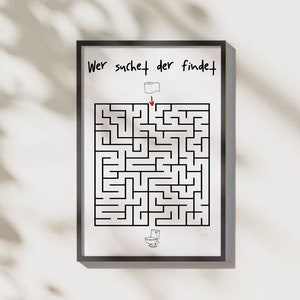 Poster Set Badezimmer | Klo Rätsel Poster lustig | Digitaler Download ...