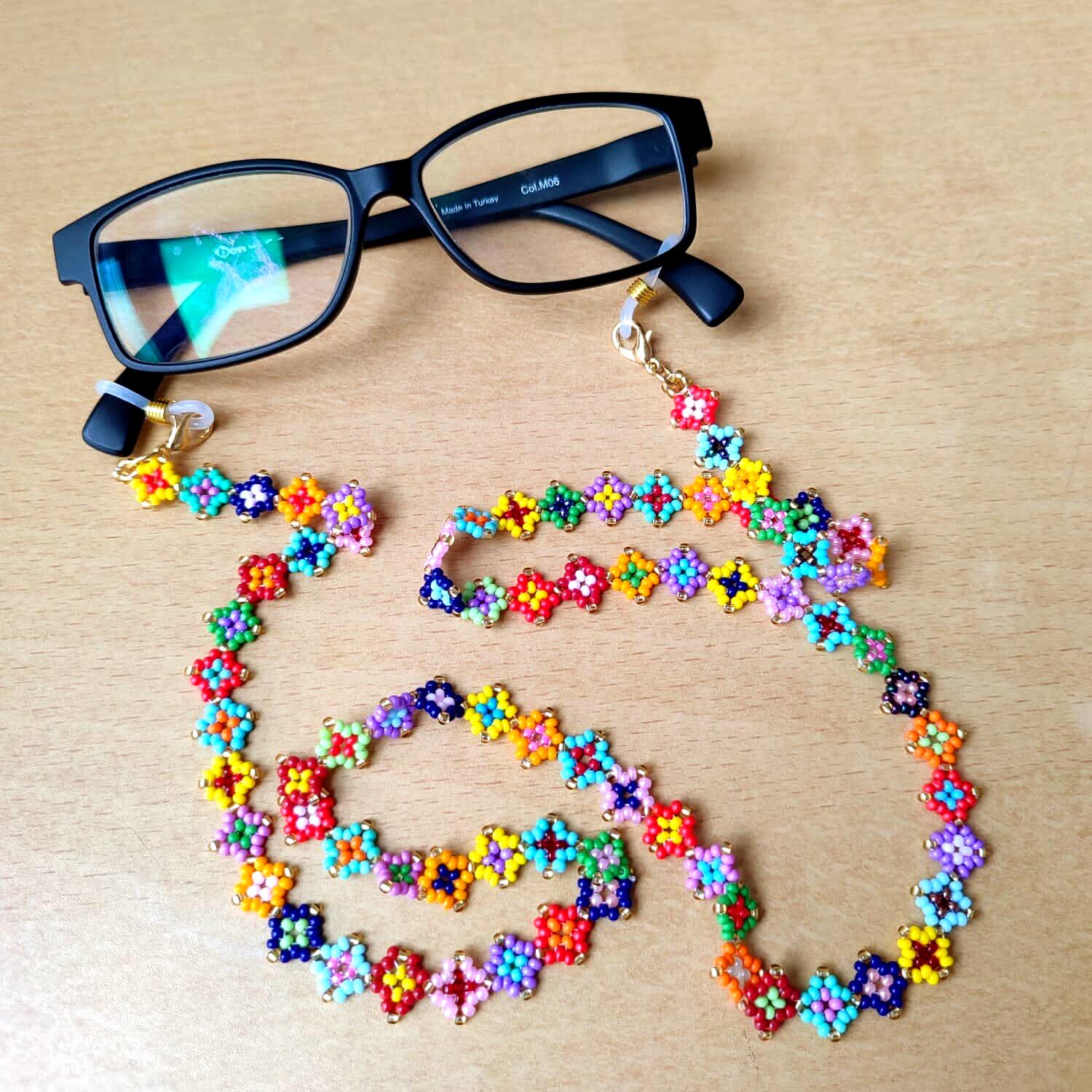 Colorful Glasses Chain, Eye Glass Chain, Accessories Gift - Etsy