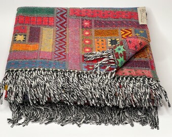 Extra Soft High Quality Virgin Wool Blanket/throw Made in Lithuania Almont Milk Color 130 Cm ...