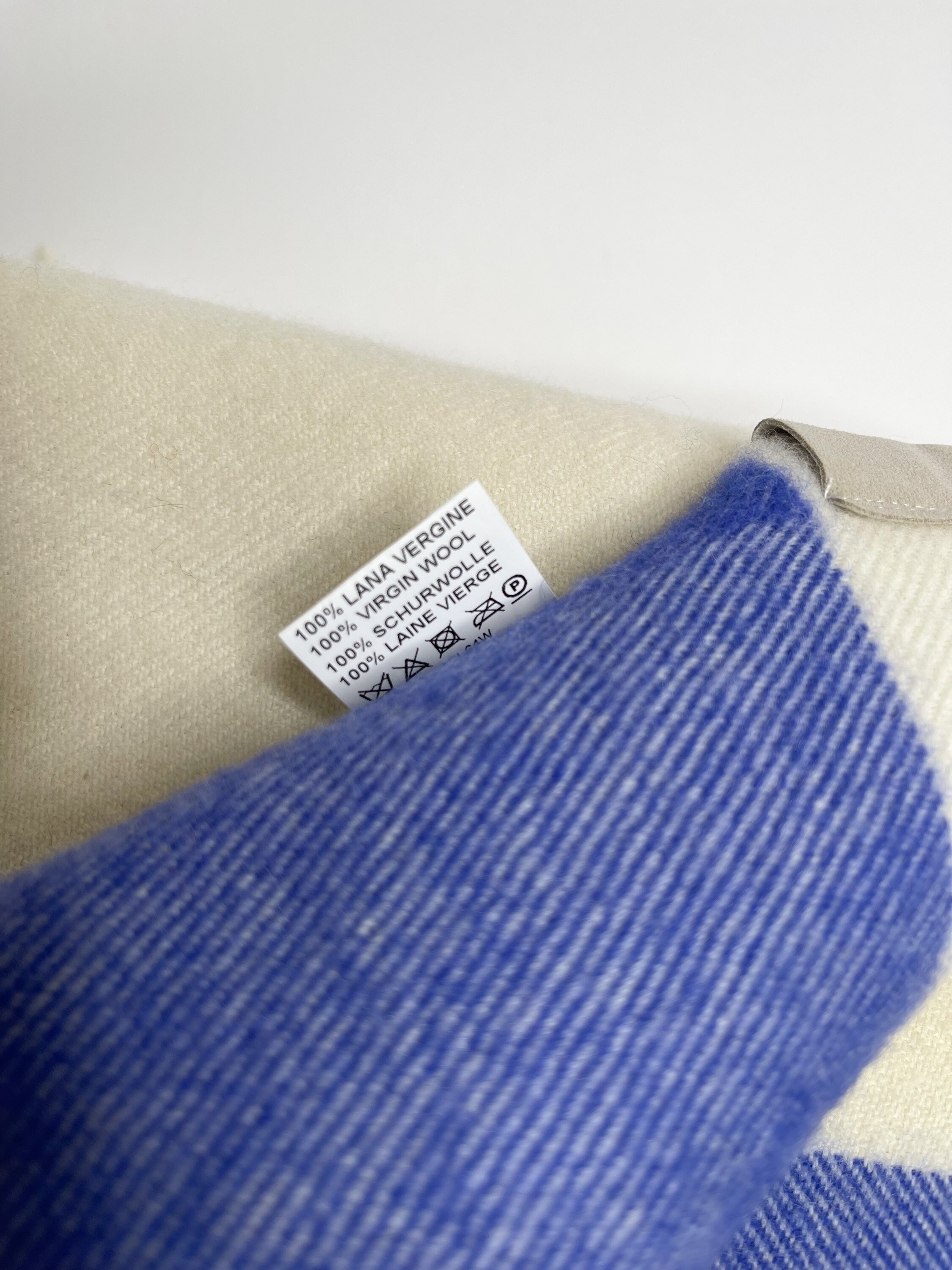 High Quality Striped Virgin Wool Blanket/throw Made in Lithuania 135 ...