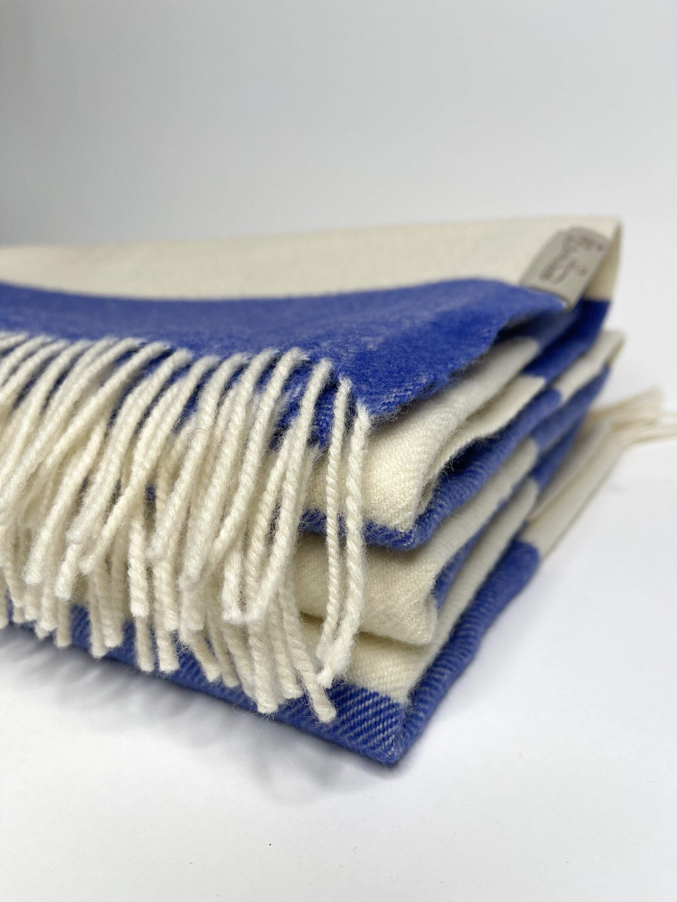 High Quality Striped Virgin Wool Blanket/throw Made in Lithuania 135 ...