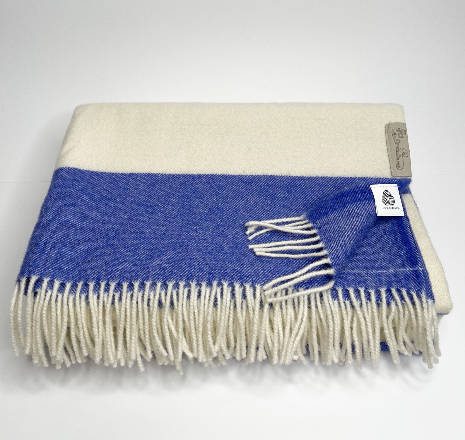 High Quality Striped Virgin Wool Blanket/throw Made in Lithuania 135 ...
