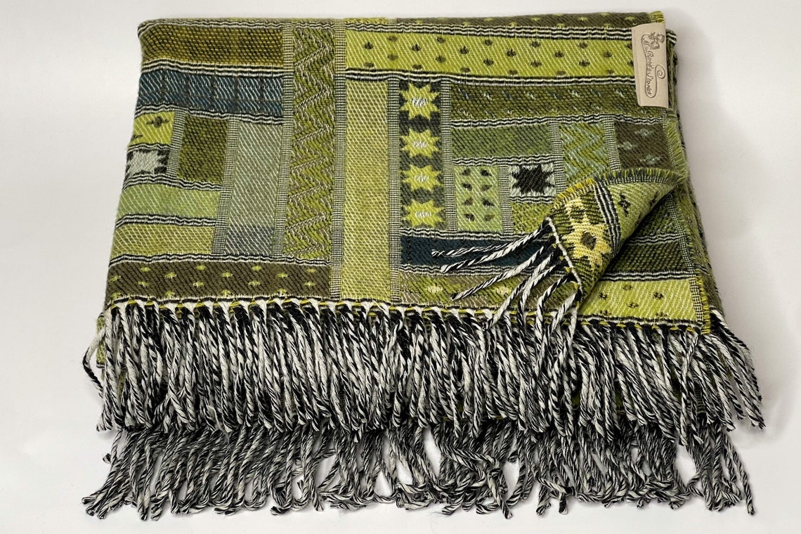 Merino Wool Blanket – Lithuanian Plaid Bedspread - Etsy