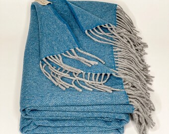 Turquoise Blue Blanket - Etsy