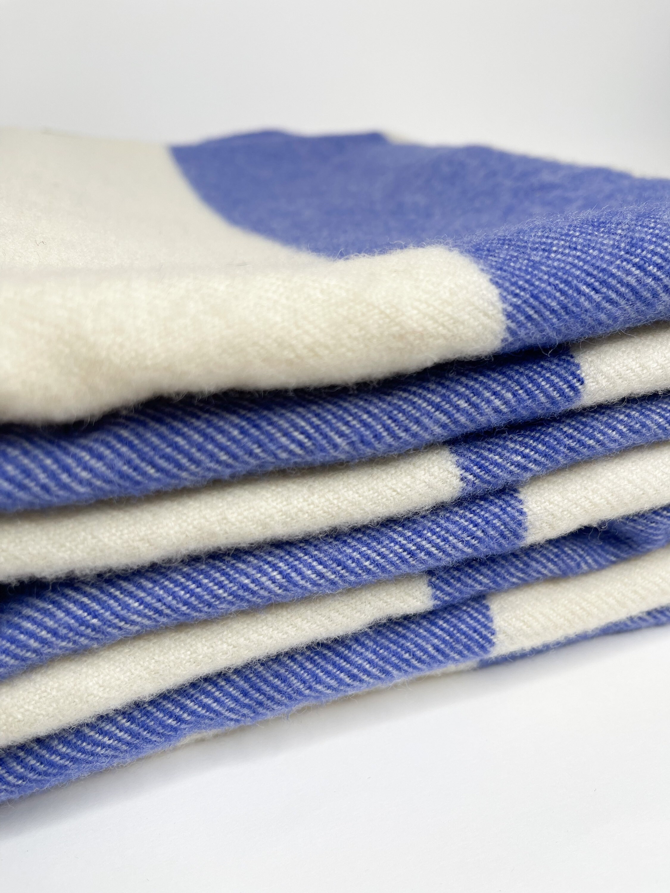 High Quality Striped Virgin Wool Blanket/throw Made in Lithuania 135 ...