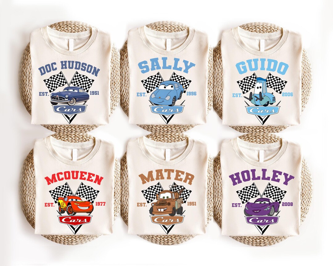 Disney Pixar Cars T-shirt, Disney Car Est Sweatshirt, Disney Mcqueen ...