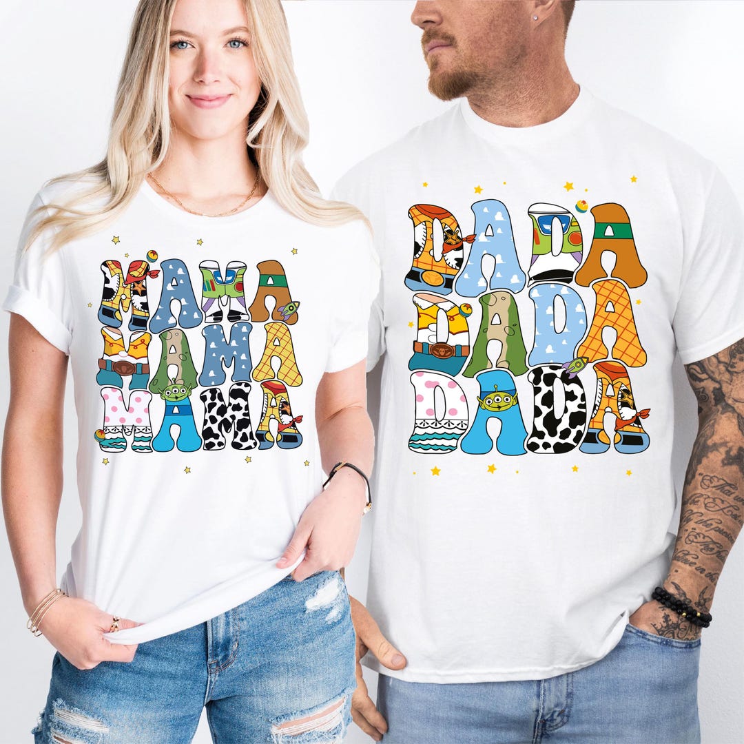 Toy Story Mama Dada Shirt, Mama T-shirt, Dada Shirt, Family Matching ...
