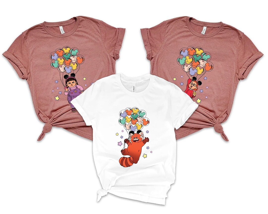 Disney Turning Red Shirt, Red Panda T-shirt, Meilei and Friend Shirt ...