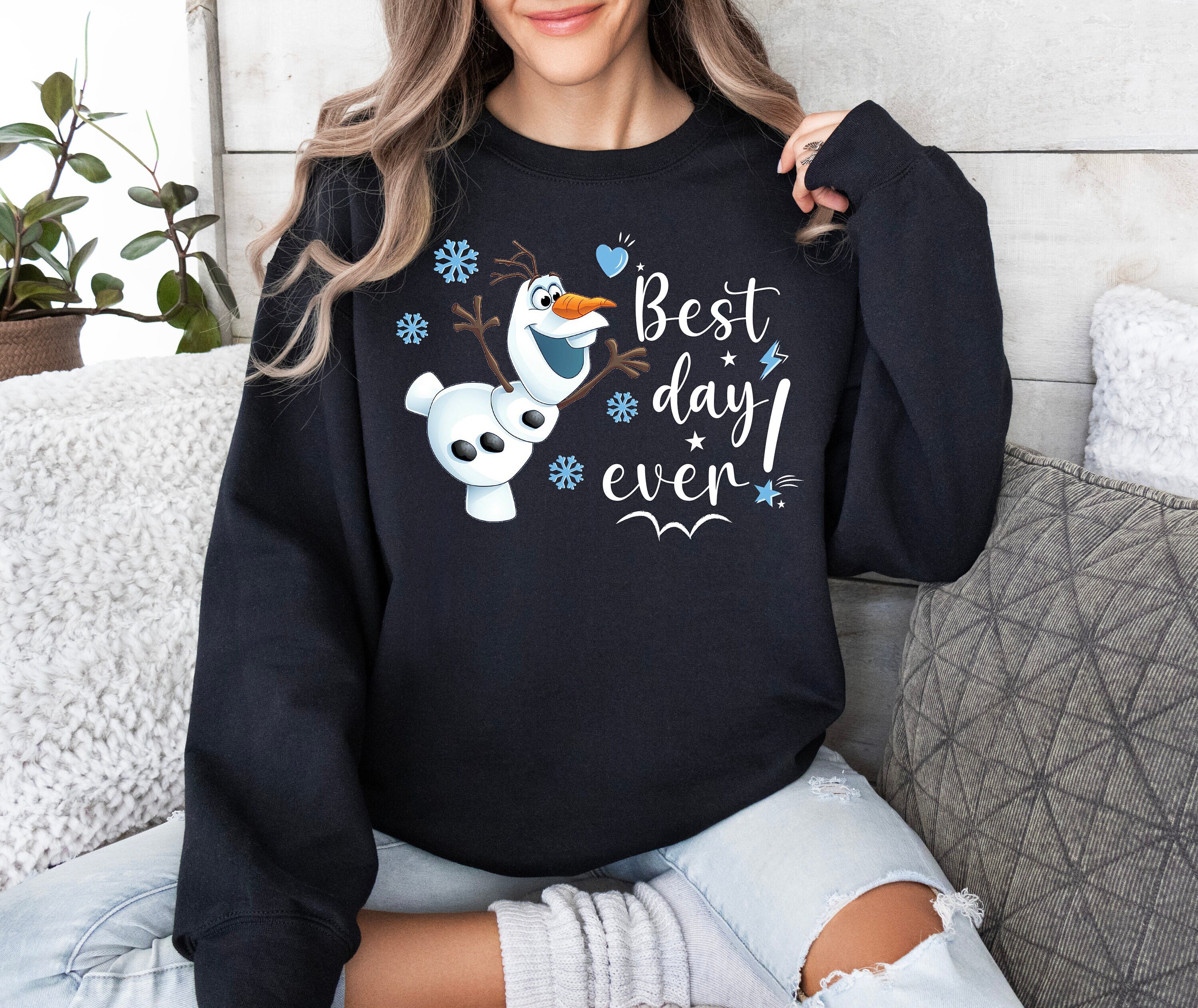 Disney Frozen Olaf T-shirt, Best Day Ever! Sweatshirt, Arendelle ...