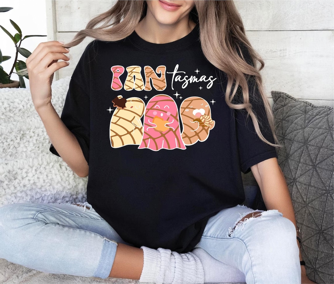 Pantasmas Tee, Conchas Ghost Shirt, Concha T-shirt, Mexican Halloween ...