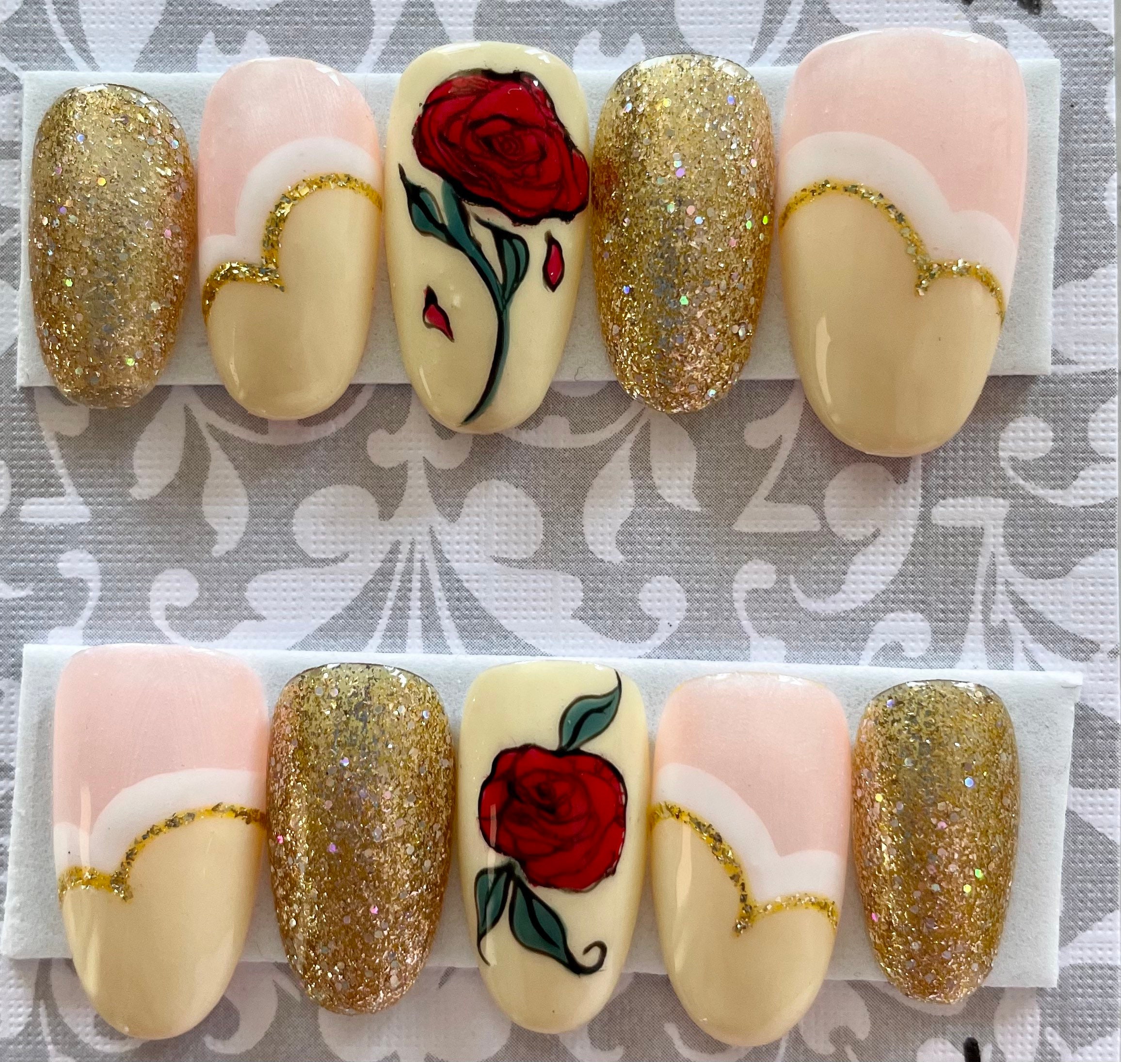Beauty And The Beast Nails