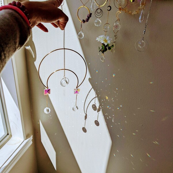 Boho Suncatcher - Etsy