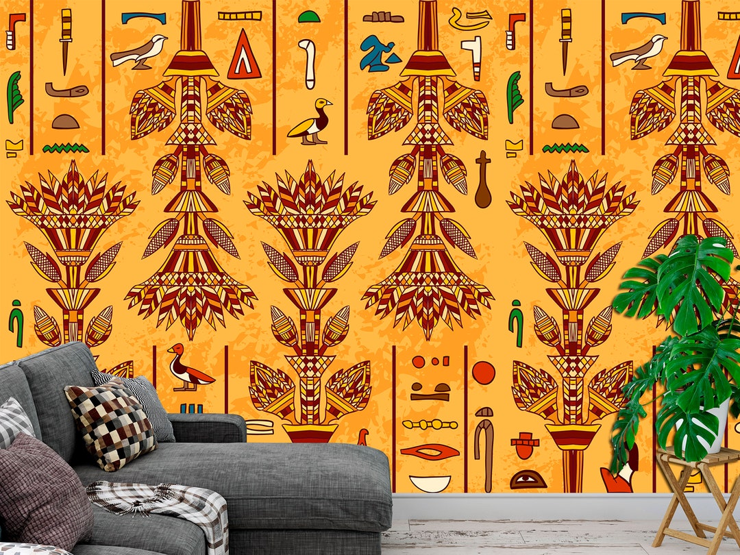 African Wallpaper Modern Home Decor Tribal Wallpaper African Decor ...