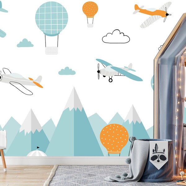 Airplane Wallpaper - Etsy