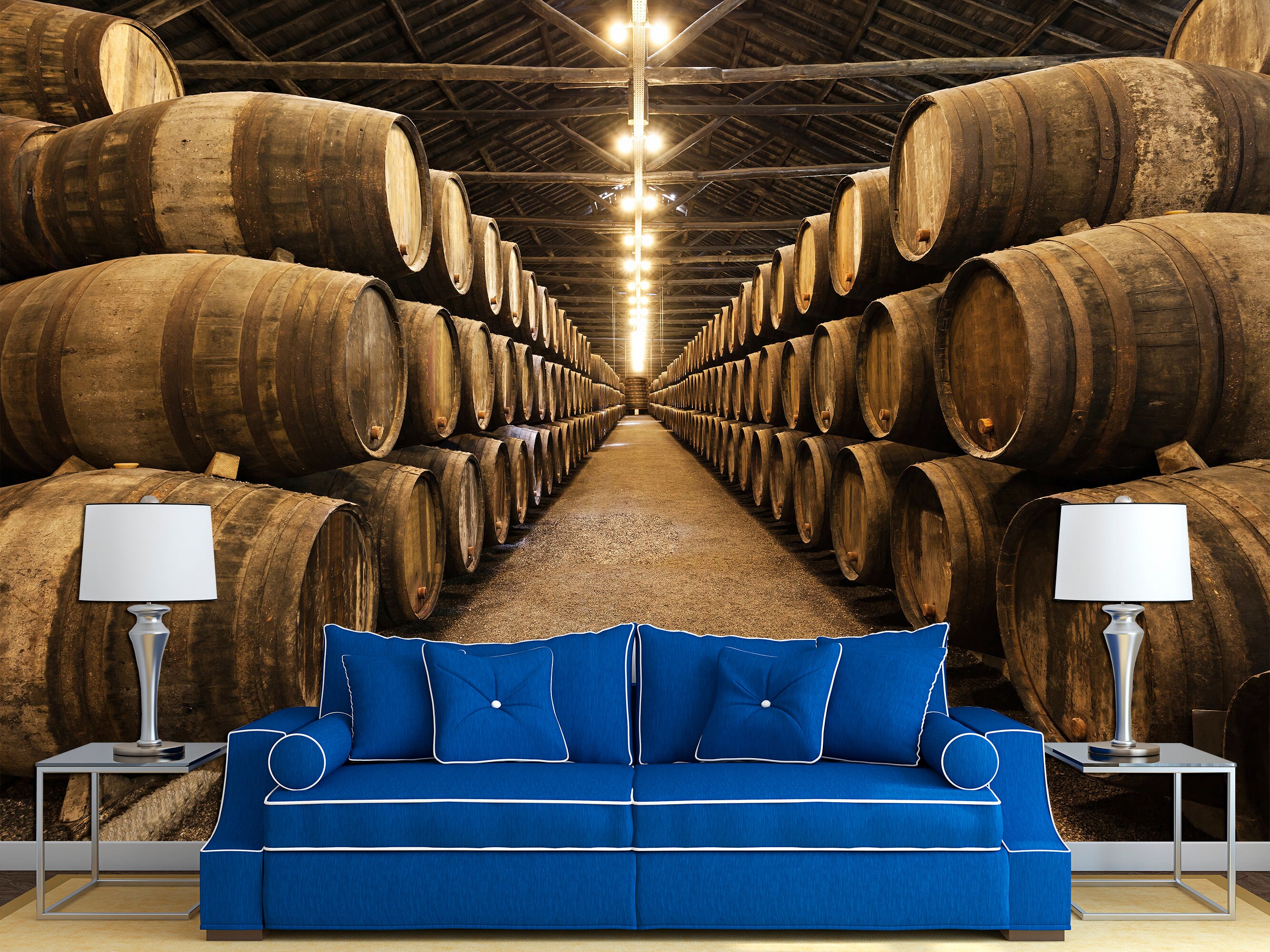 Wine Barrel Background