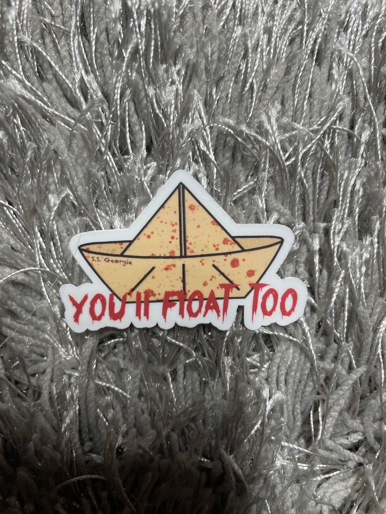 SS Georgie Sticker: IT Horror Movie Inspired Vinyl Decal - Etsy