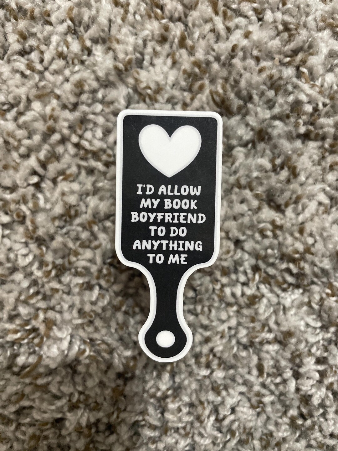 Book Boyfriend Sticker | Waterproof Vinyl Sticker for Water Bottle ...