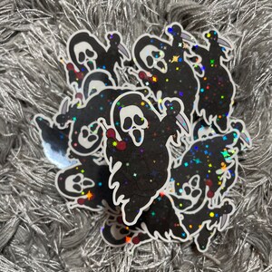 GHOST Kewpie Sticker, Horror Movie Decal Waterproof Vinyl Sticker ...