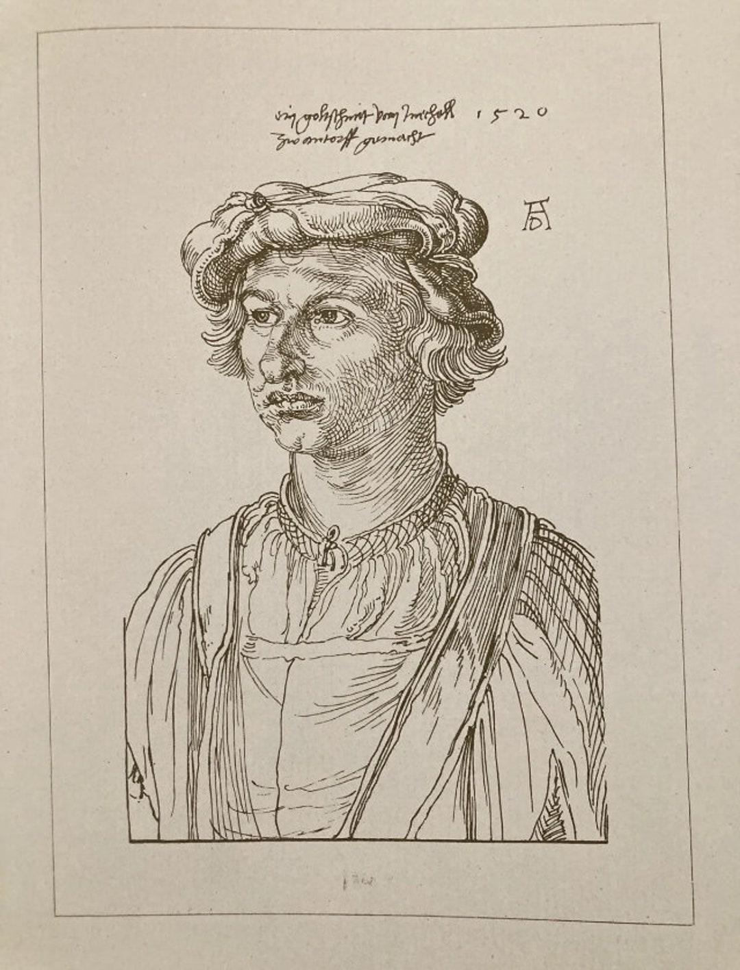 Rare Antique Albrecht Dürer Book Pen and Ink Drawings German - Etsy