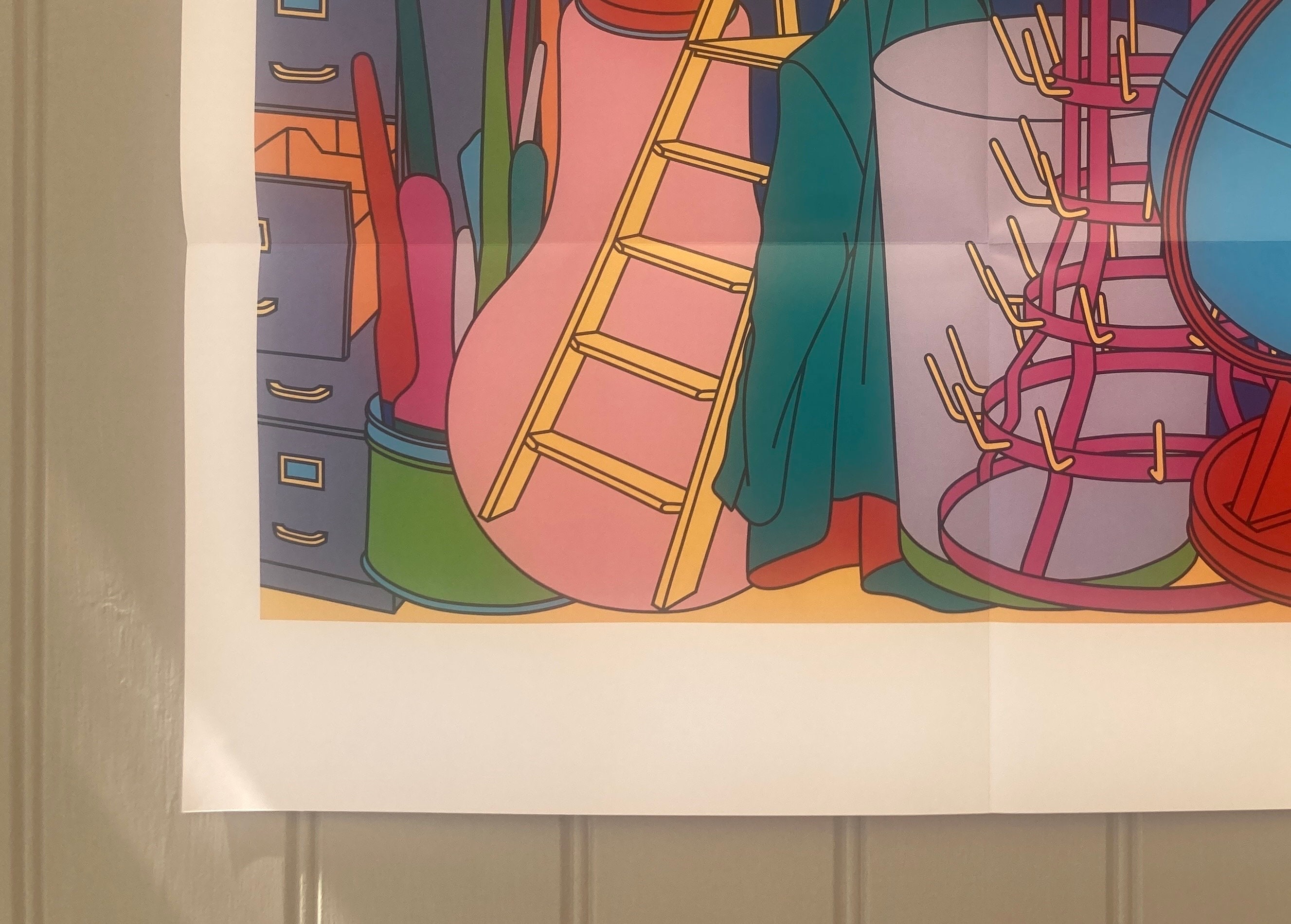 Vintage Original Michael Craig-martin Art Exhibition Poster - Etsy