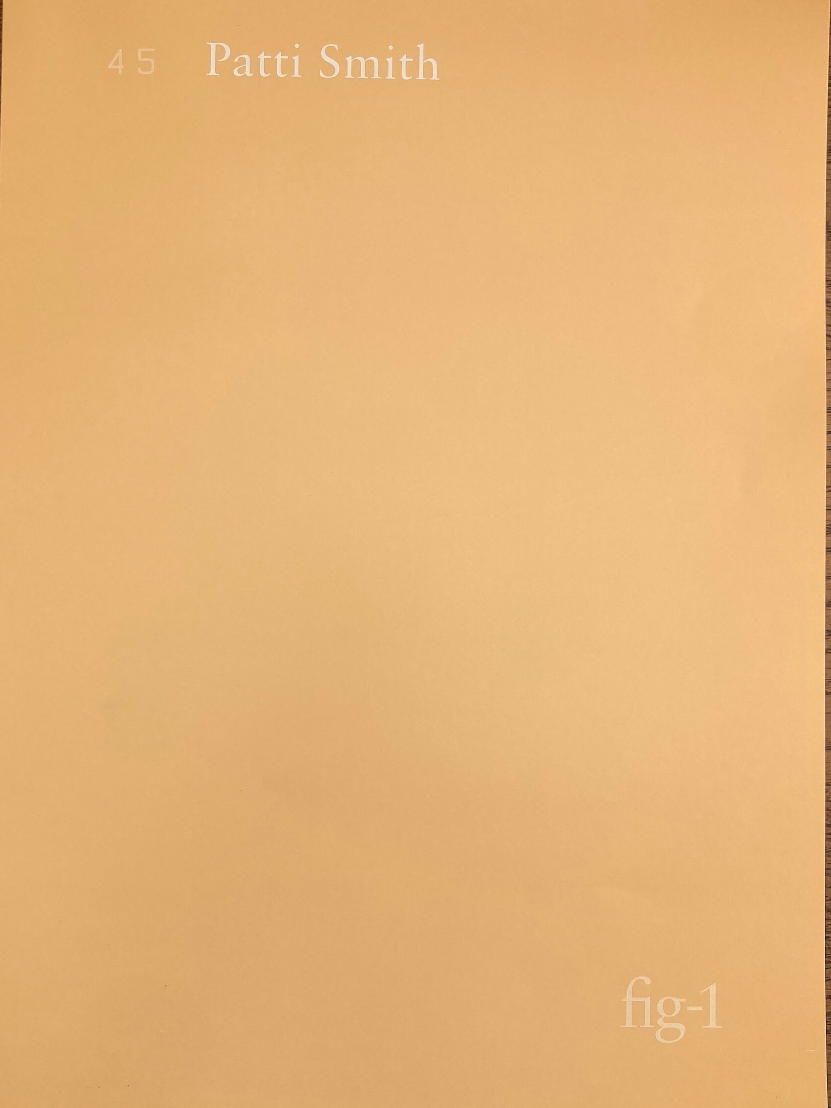 Vintage Original Patti Smith Art Music Exhibition Poster - Etsy