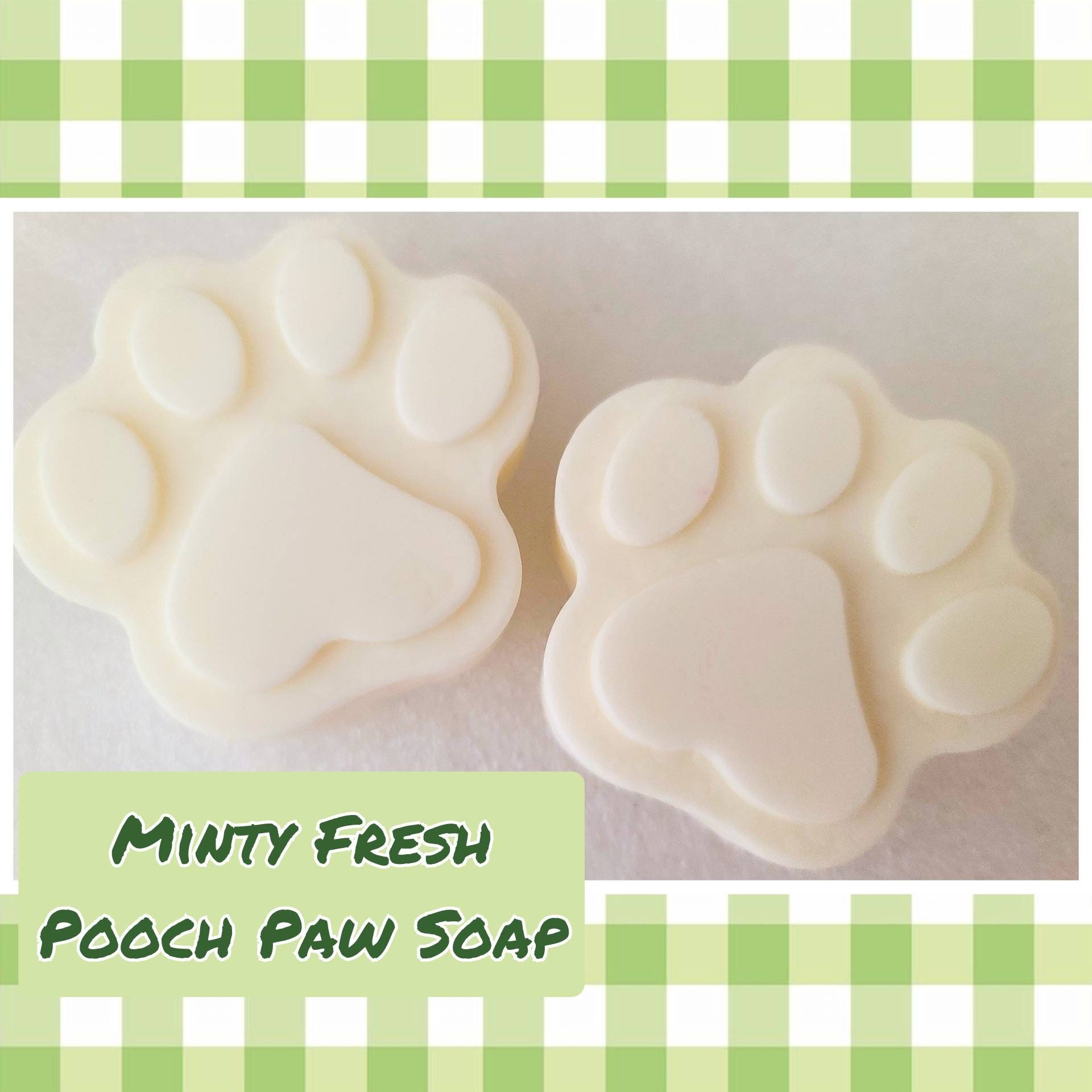 Minty Fresh Pooch Paw Soap for Dogs - Etsy