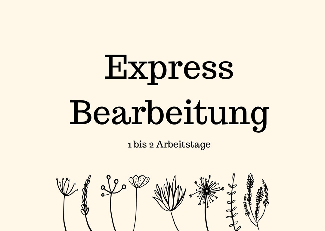 Express Processing Faster Processing of Your Order - Etsy