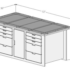 Mobile Assembly Table/workbench Plans - Etsy