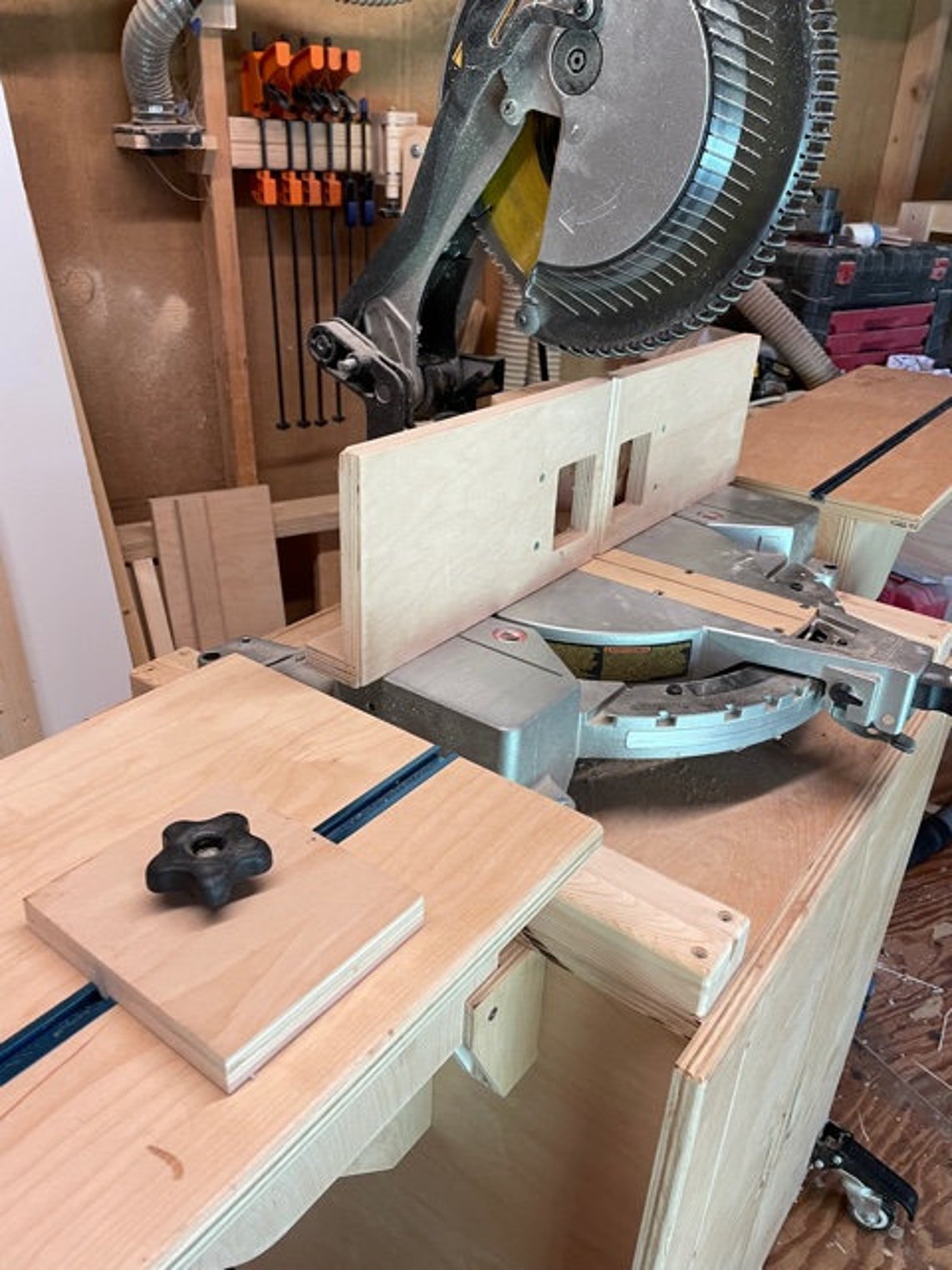 Mobile Miter Saw Station Plans - Etsy