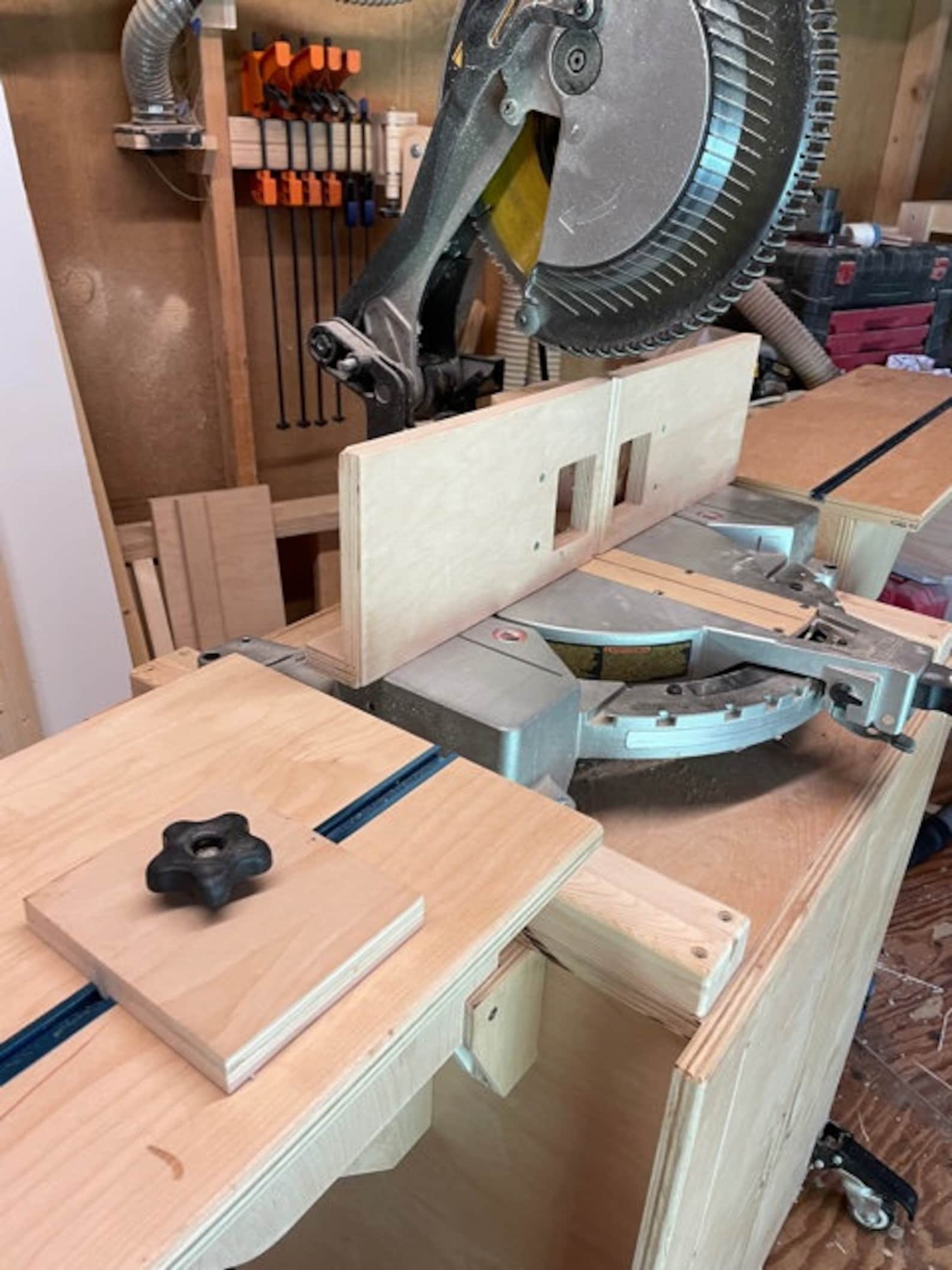 Mobile Miter Saw Station Plans - Etsy